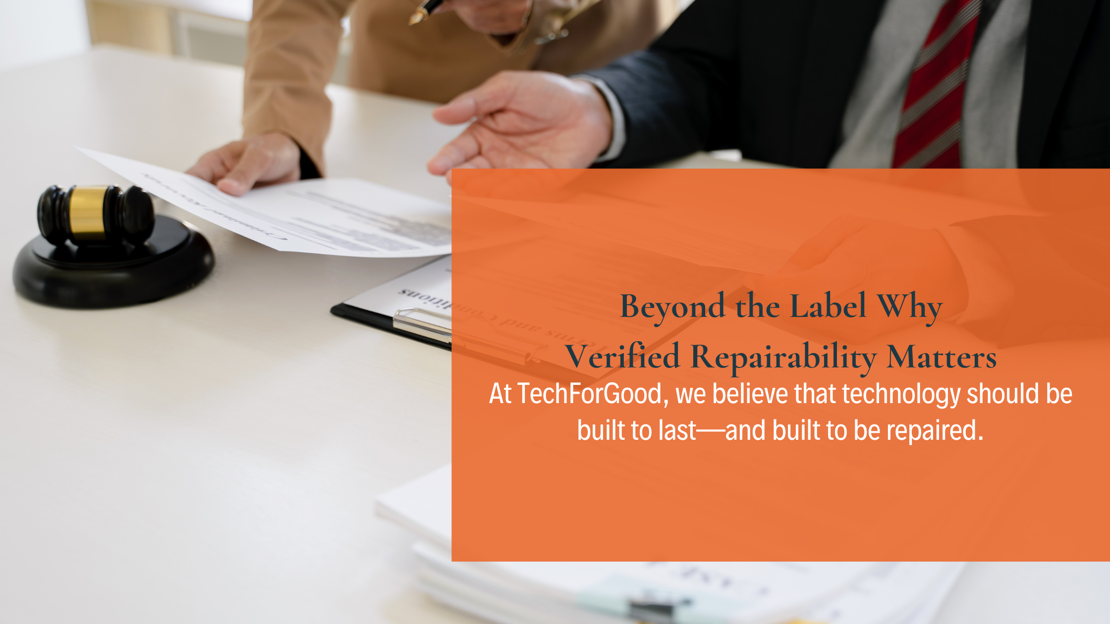 Beyond the Label Why Verified Repairability Matters - TechForGood