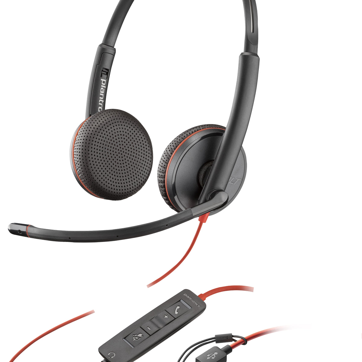 POLY Blackwire 3225 Stereo USB-C Headset – TechForGood