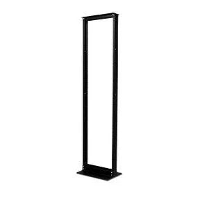 APC NetShelter 2 Post Rack 45U #12-24 Threaded Holes Black (AR201 ...