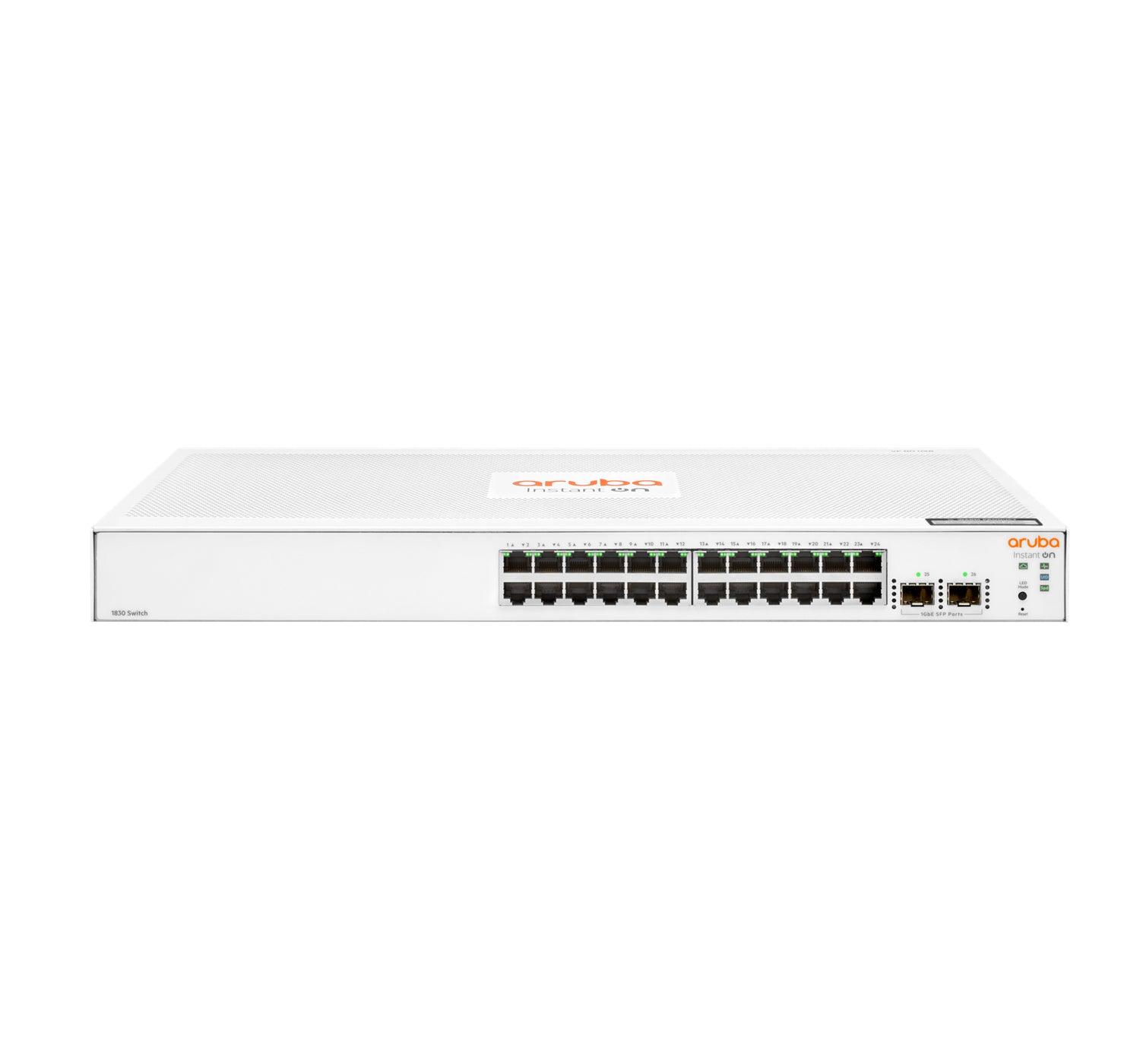Aruba Instant On 1830 24-Port Gigabit Switch - Fast and Reliable ...