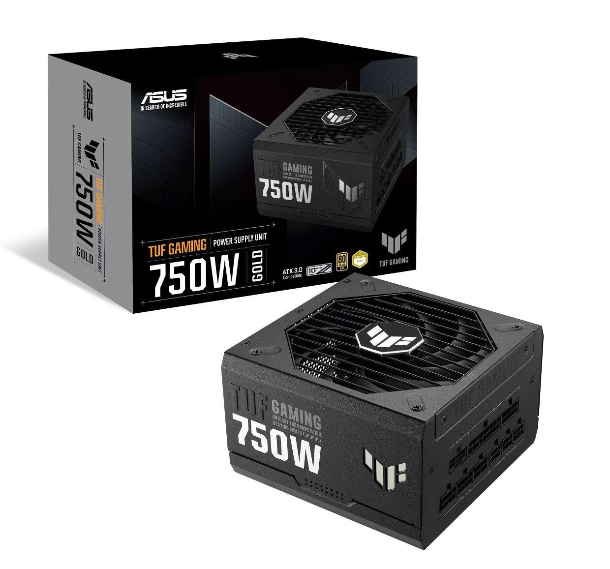 ASUS TUF-GAMING-750G 750W 80 Plus Gold Fully Modular PSU, Japanese Cap | TechForGood