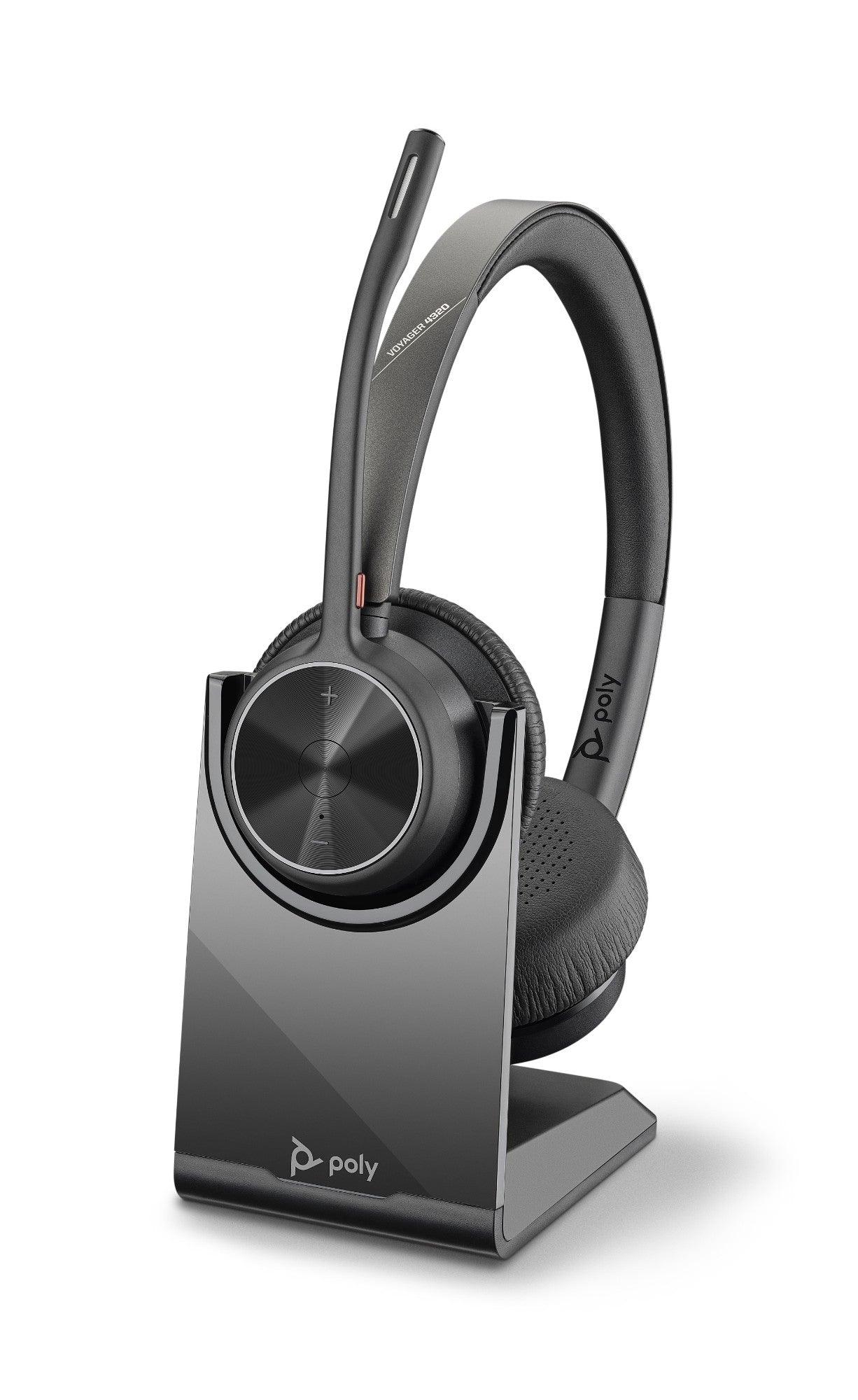 POLY Voyager 4320 UC Wireless Headset Black - Buy Now! - TechForGood