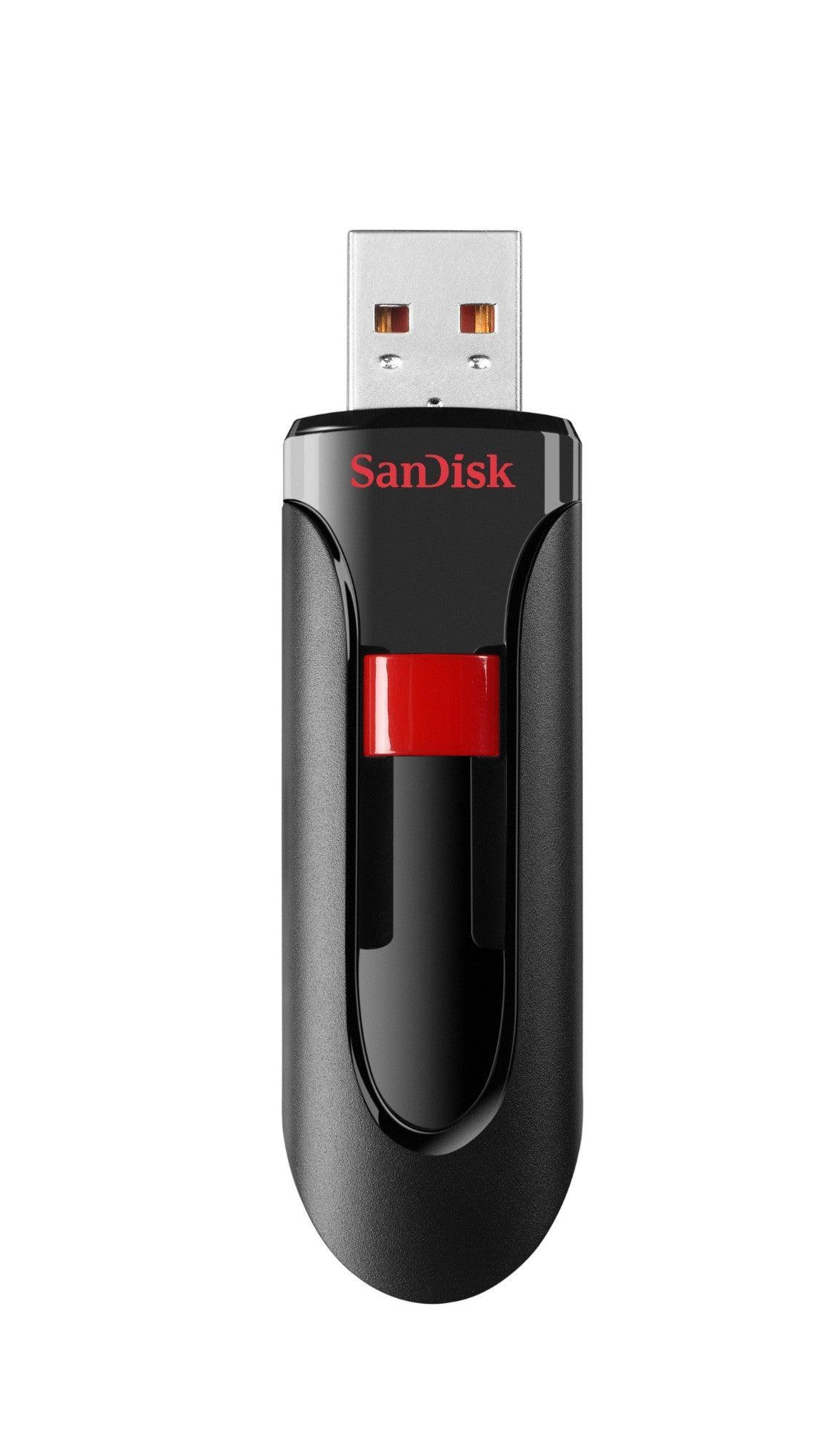SanDisk Cruzer Glide USB flash drive 64 GB USB Type-A 2.0 Black, Red ...