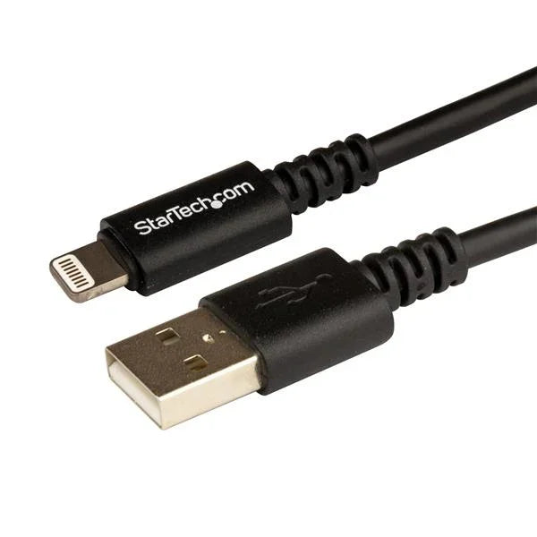 STARTECH 3m (10ft) Long Black Apple 8-pin Lightning Connector to USB C ...